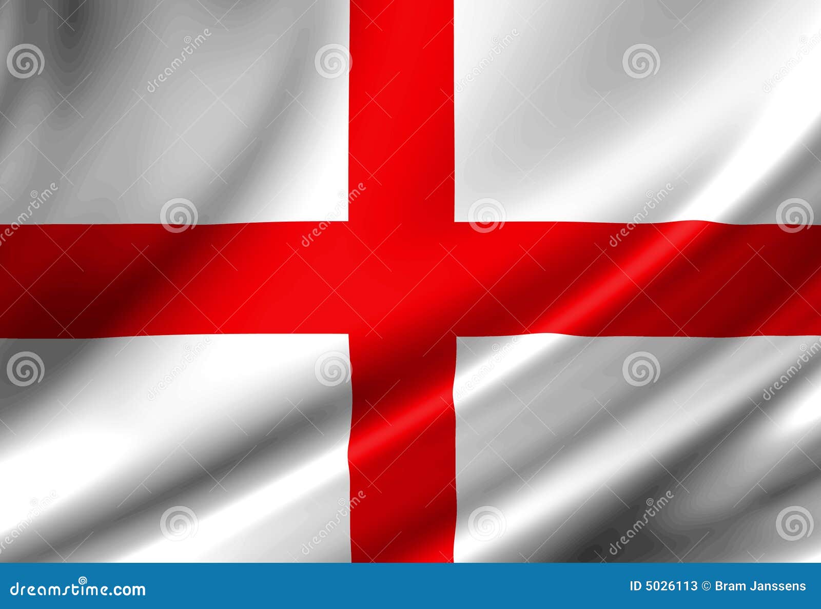English flag stock illustration. Illustration of wind - 5026113
