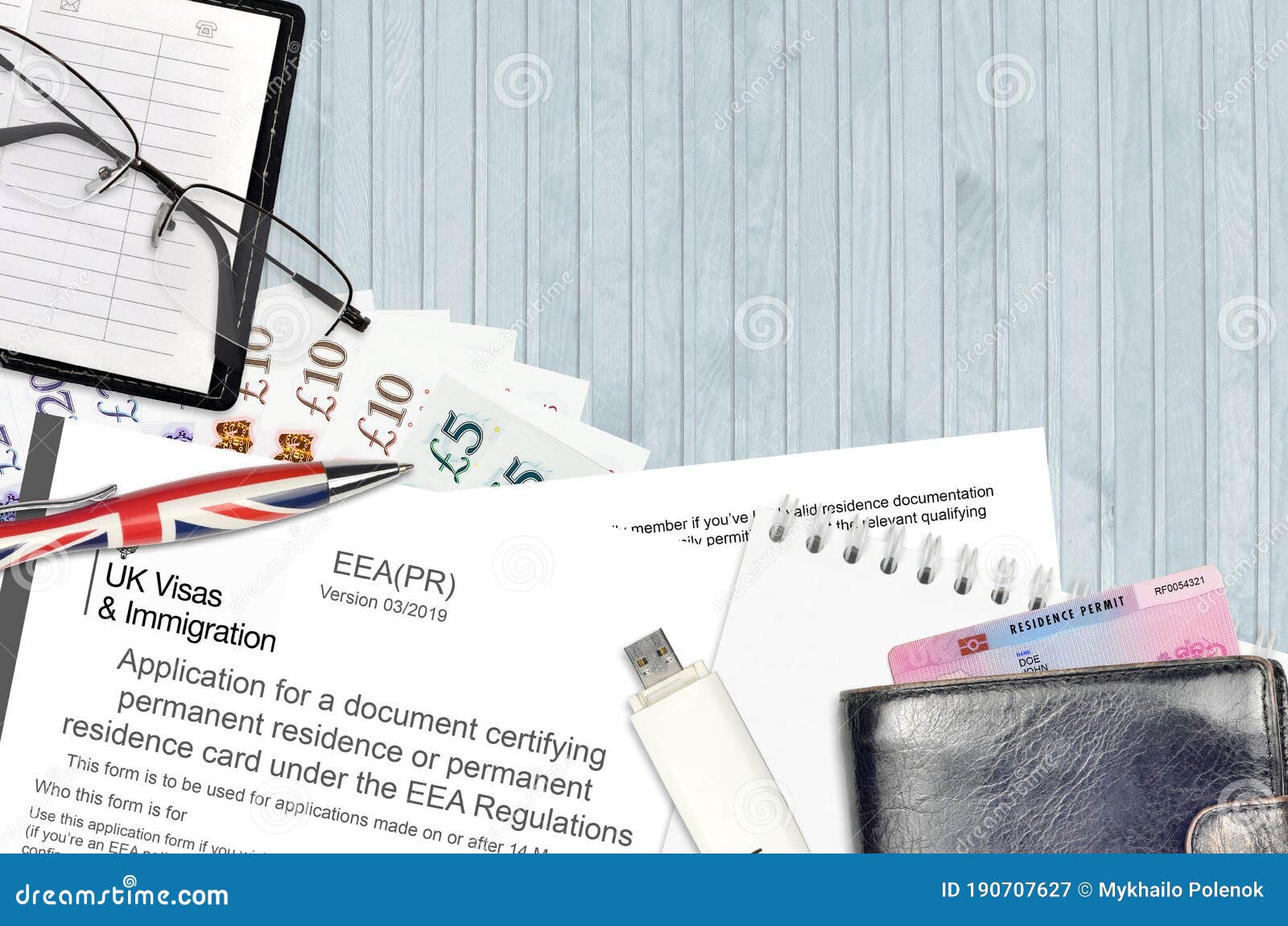 English Form EEA PR Application for a Document Certifying Permanent ...