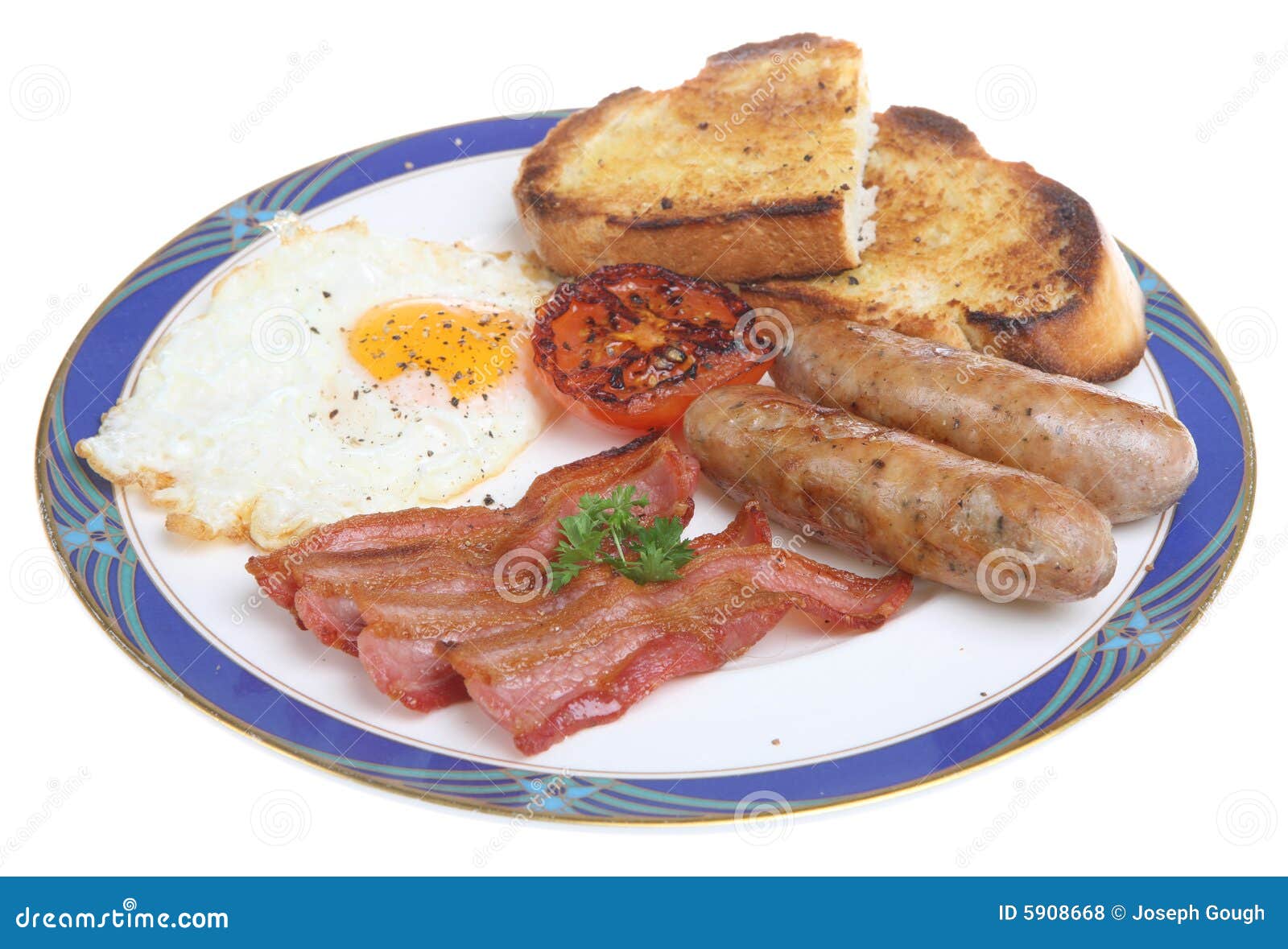 English Fried Breakfast stock photo. Image of bread, bacon - 5908668