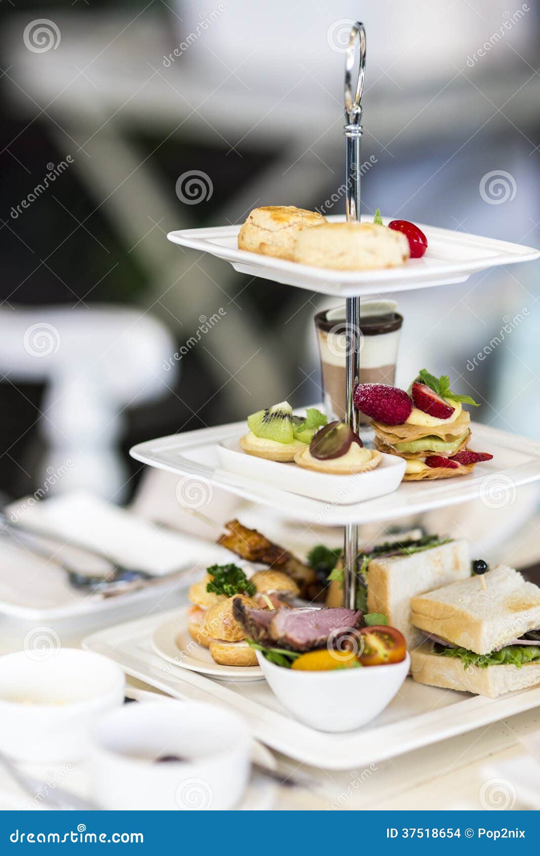 English high tea set stock photo. Image of plate, cakestand - 37518654