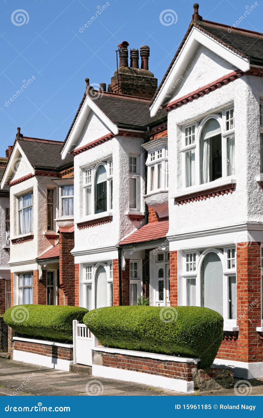 English Homes stock image. Image of street, lifestyles - 15961185