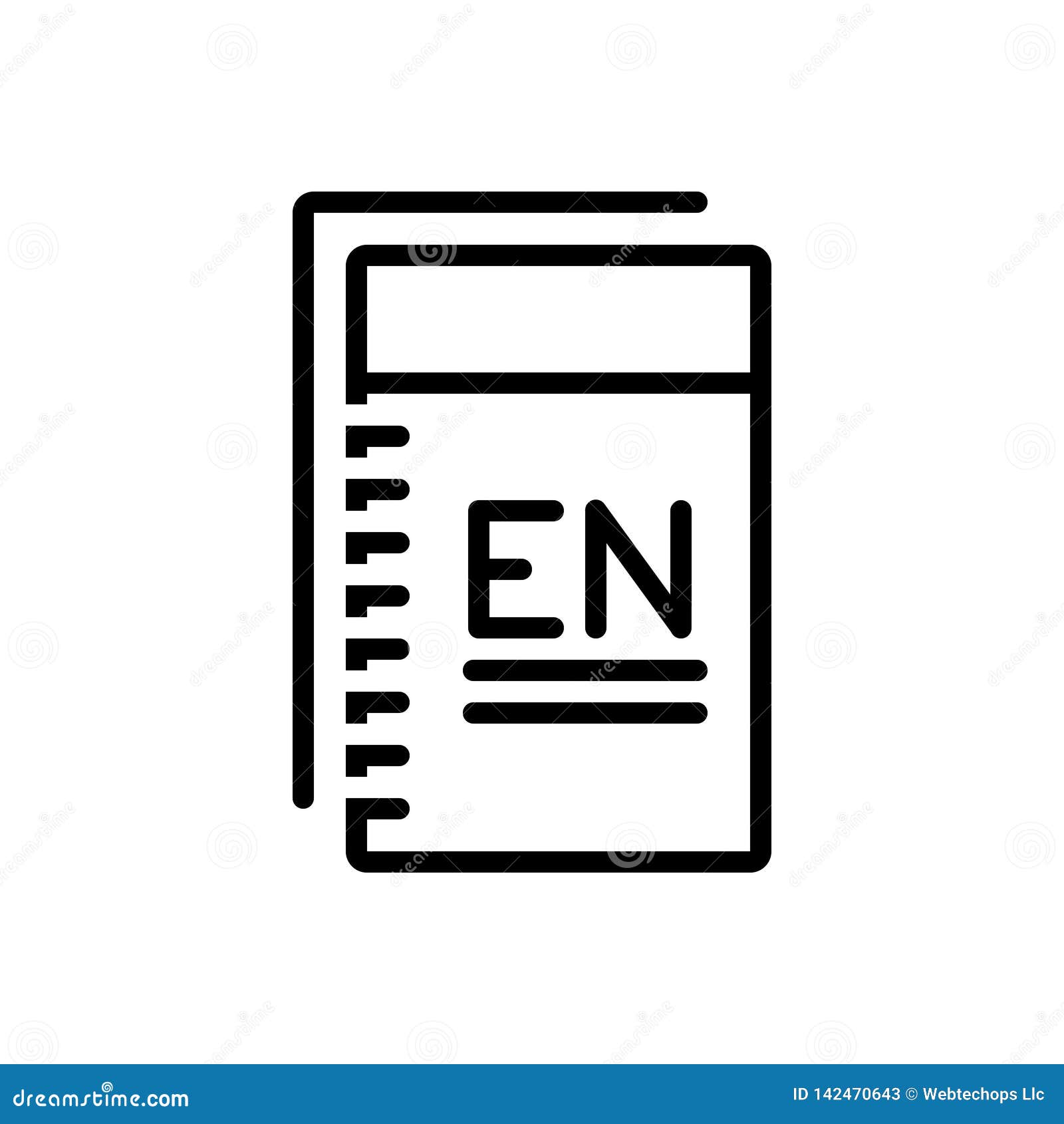 The Icon Of The English Alphabet. Stylish Minimalistic Sign. Vector On ...