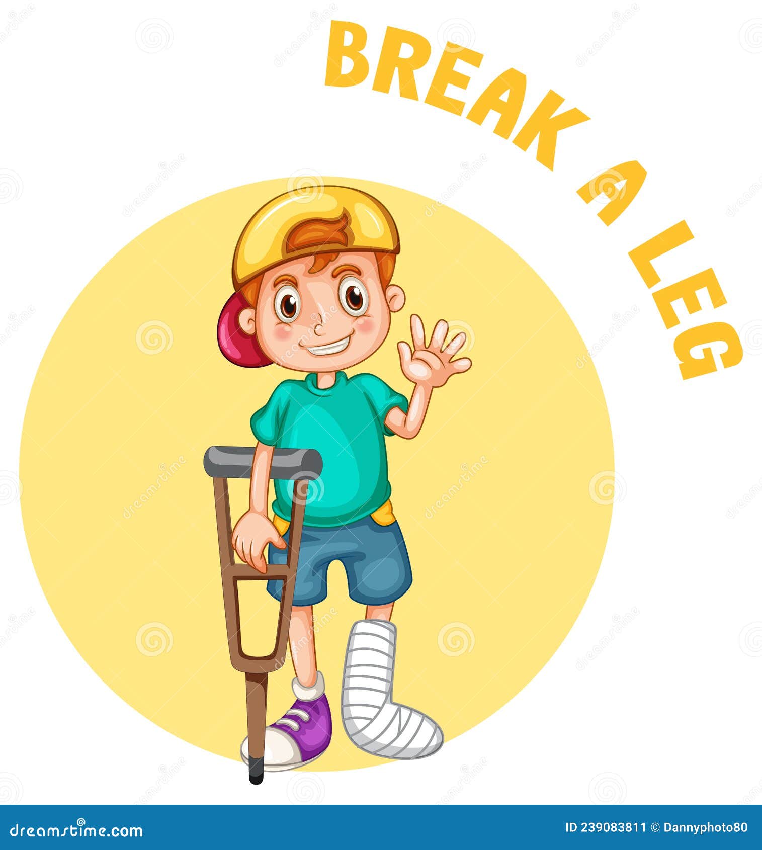 English Idiom Pull Someone\'s Leg Template Vector Illustration ...