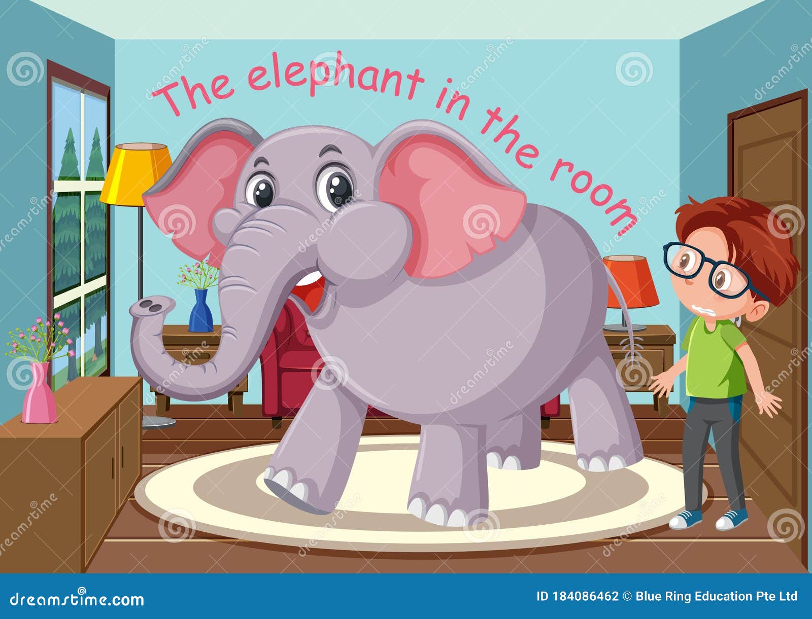 English Idiom with Picture Description for Elephant in the Room on ... English Idiom with Picture Description for Elephant in the Room on ...