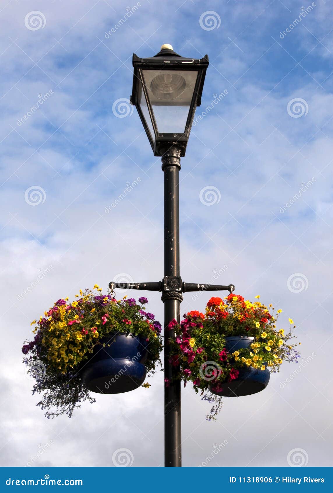 English lampost stock photo. Image of blue, daylight - 11318906