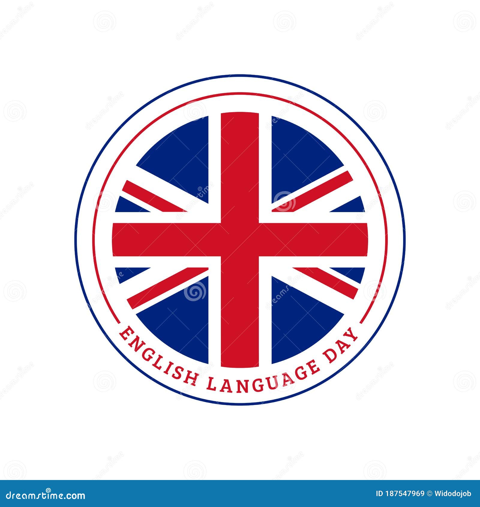 English Language Day stock vector. Illustration of england - 187547969