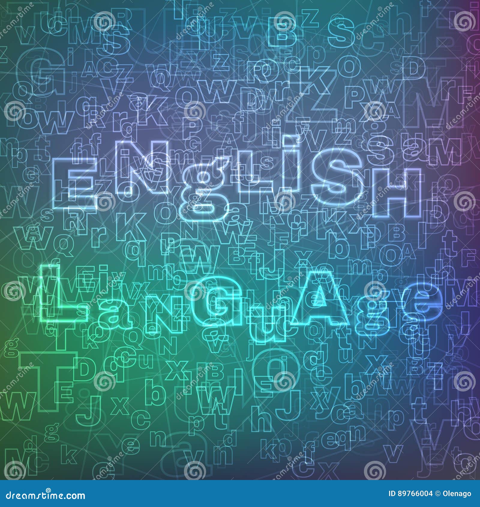 English language pattern stock vector. Illustration of alphabet - 89766004