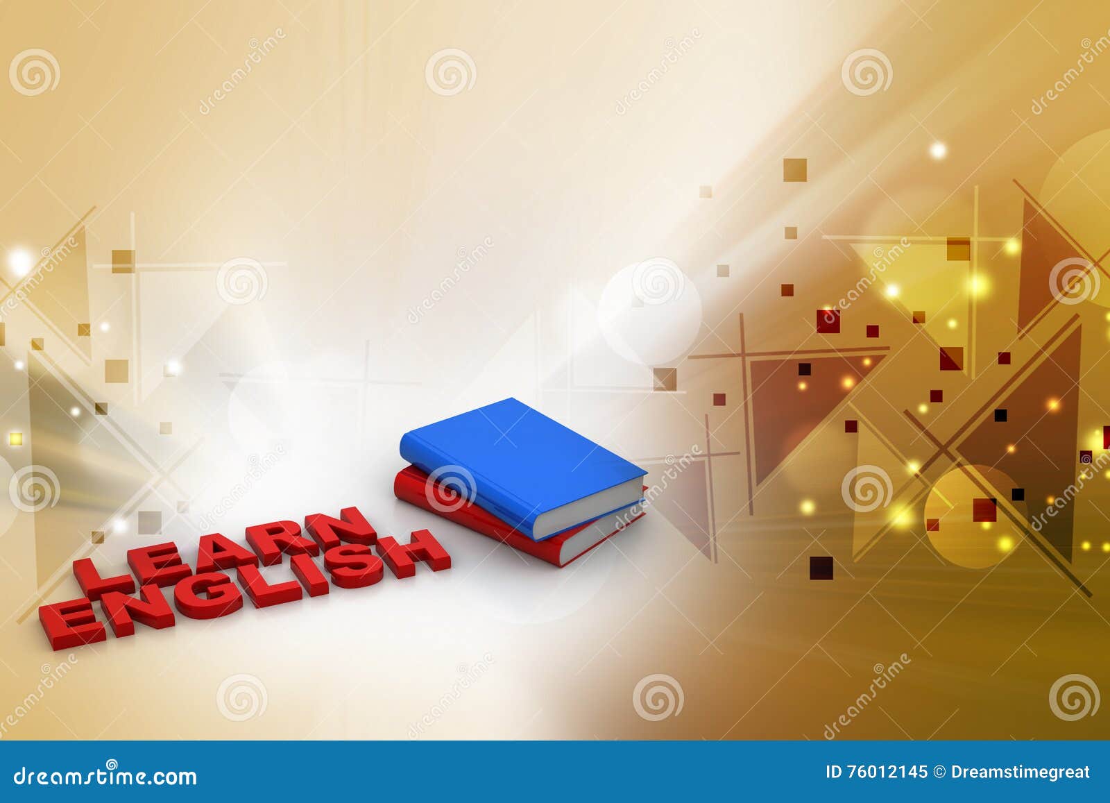 English learning concept stock illustration. Illustration of read ...