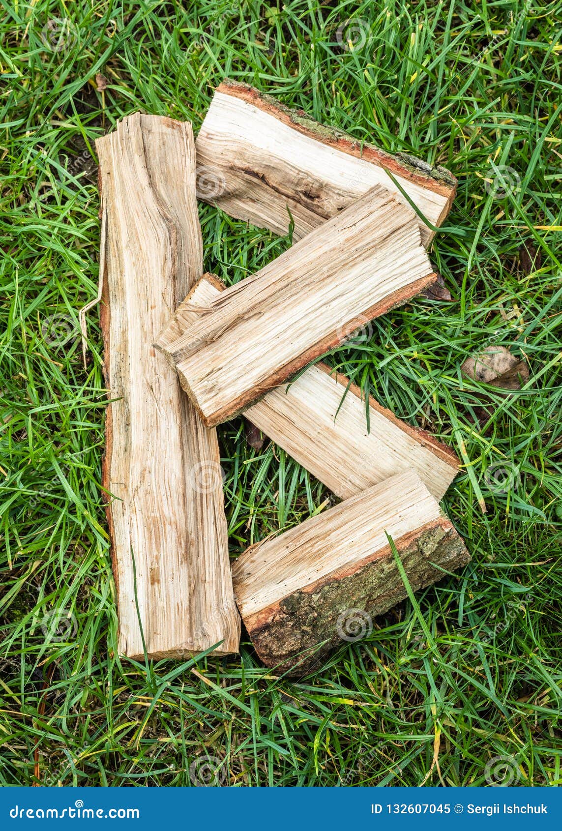 English Letter from Alphabet Made from Natural Oak Stock Image - Image ...