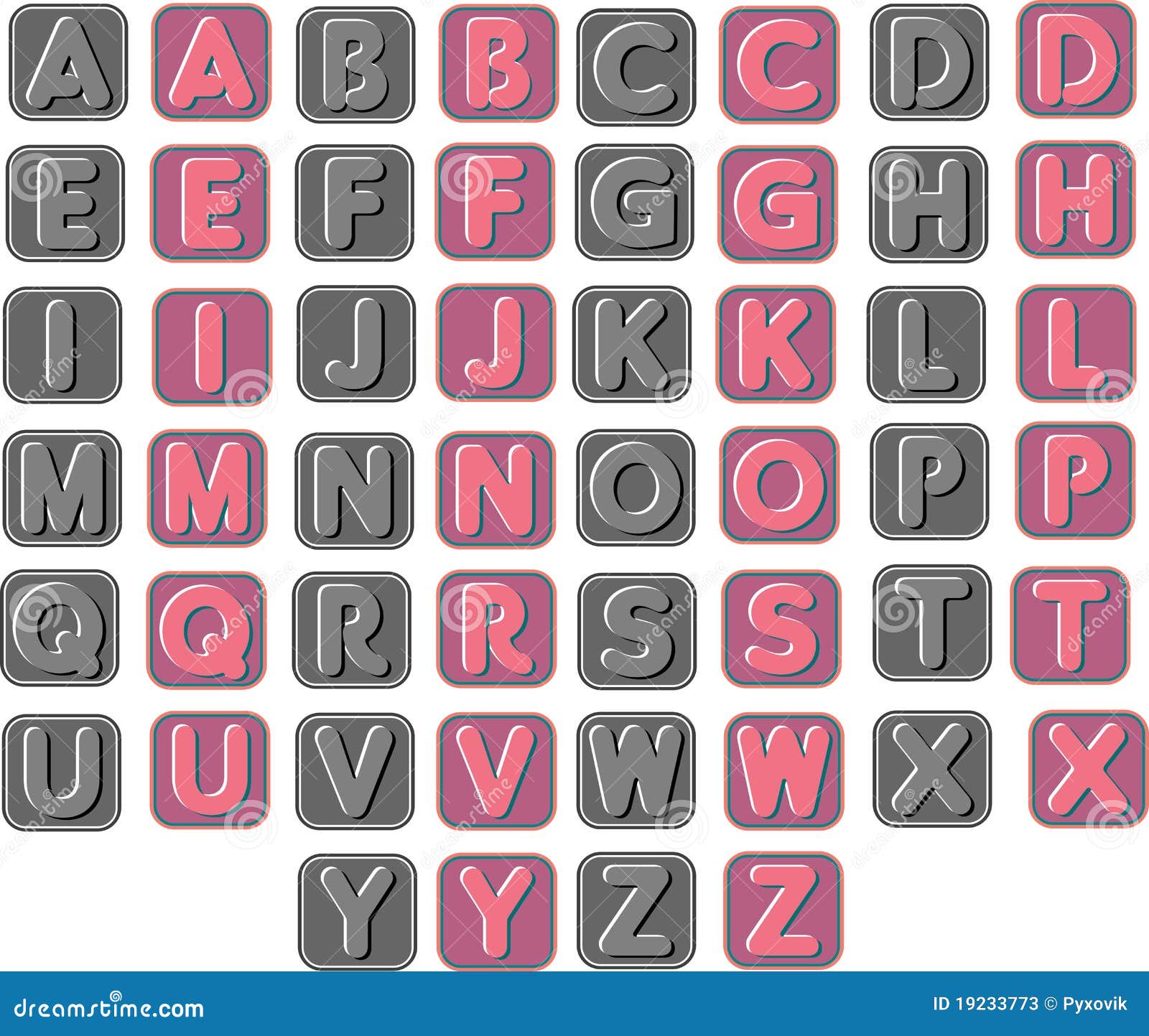 English letters stock illustration. Illustration of orange - 19233773