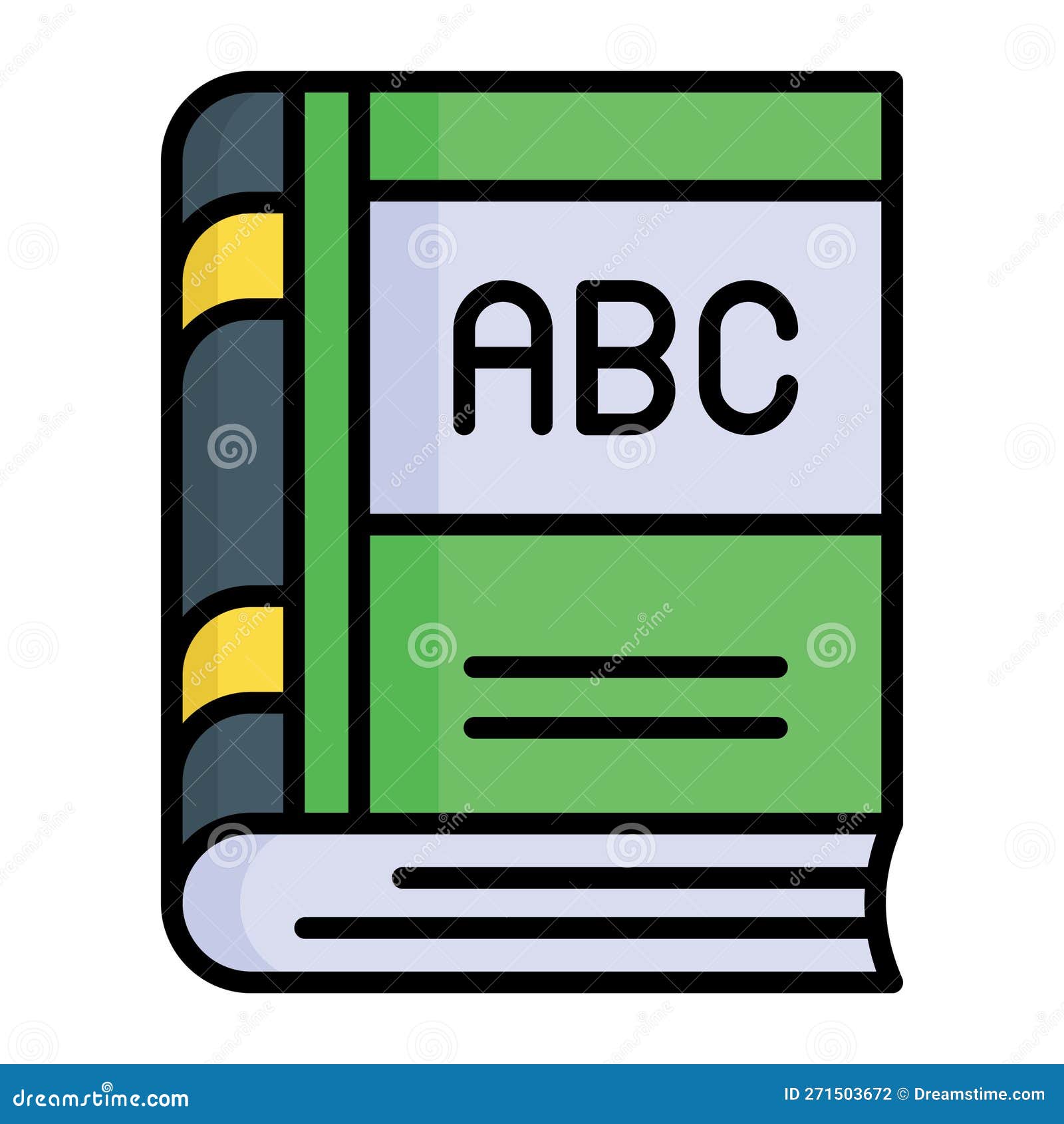 English Literature Book Vector in Modern Style, Editable Style Stock ...