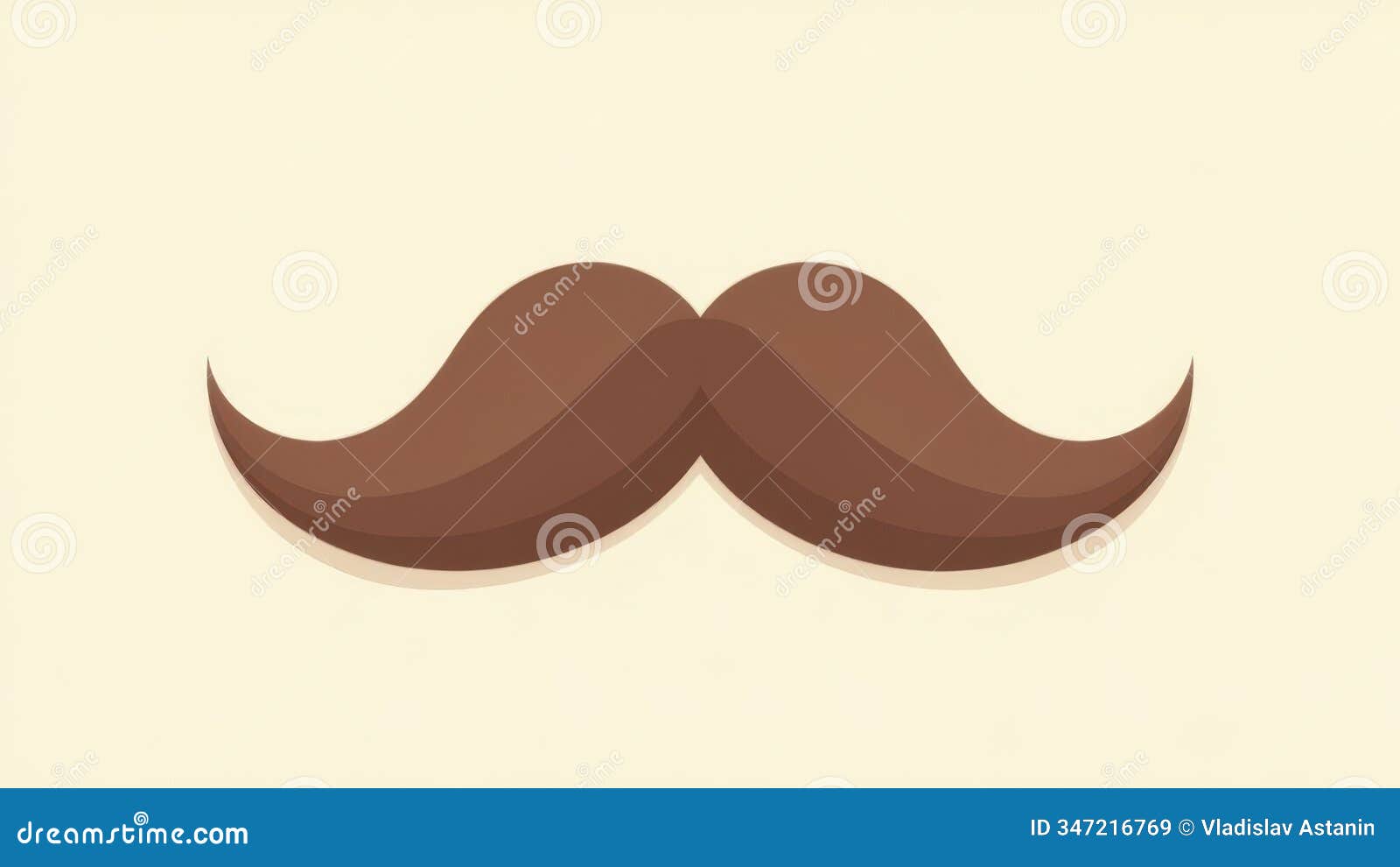 English Mustache Design Element Transparent Stock Illustration ...