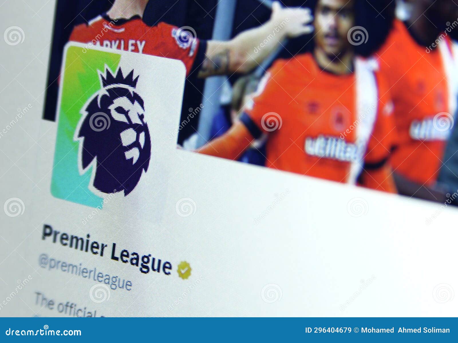 English Premier League Twitter Editorial Stock Image - Image of ...