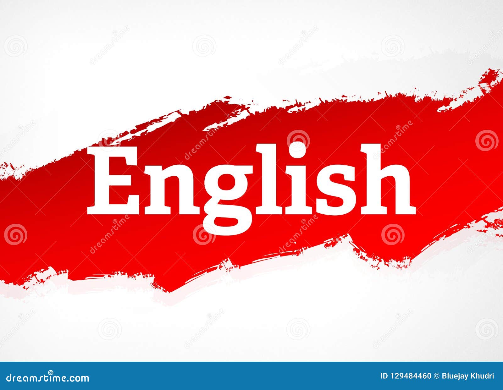 English Red Brush Abstract Background Illustration Stock Illustration ...