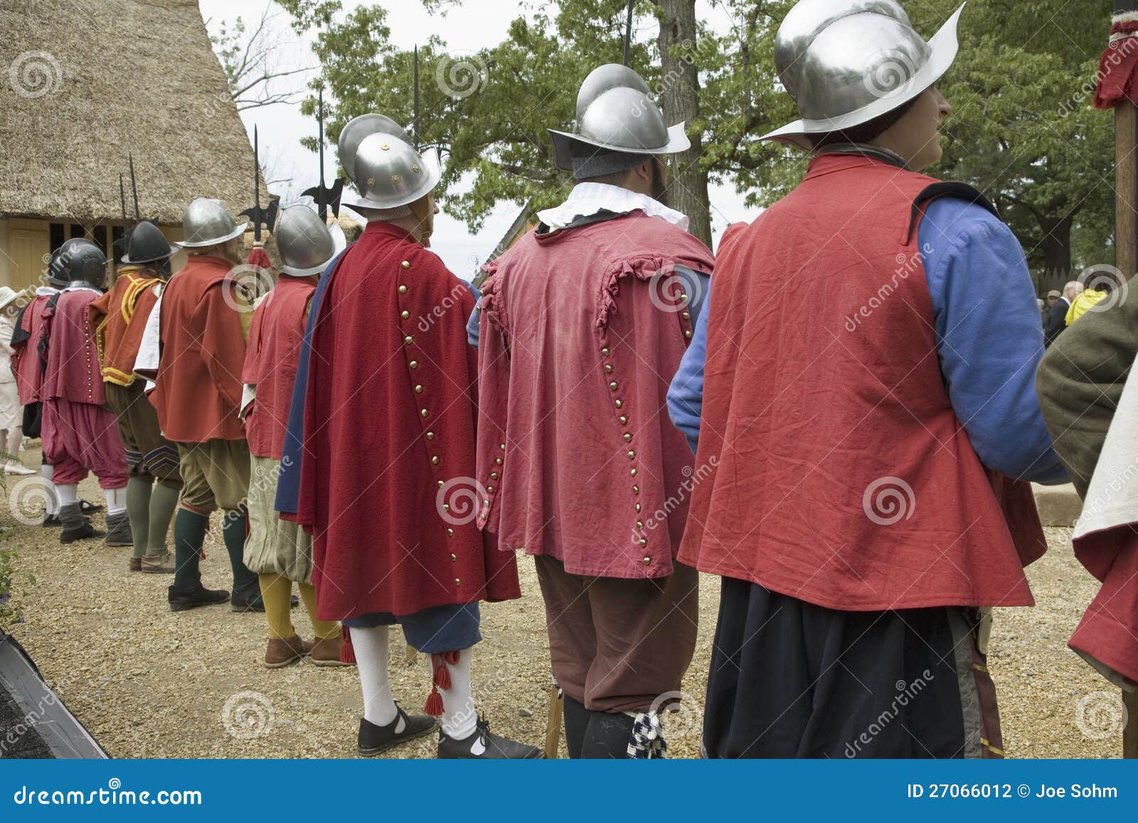 English reenactor soldiers editorial photography. Image of role - 27066012