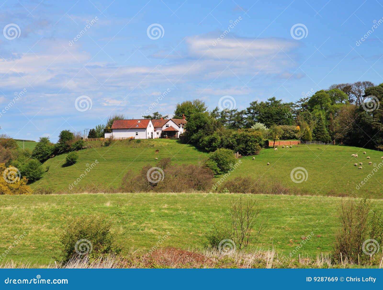 An English Rural Landscape stock image. Image of landscape - 9287669