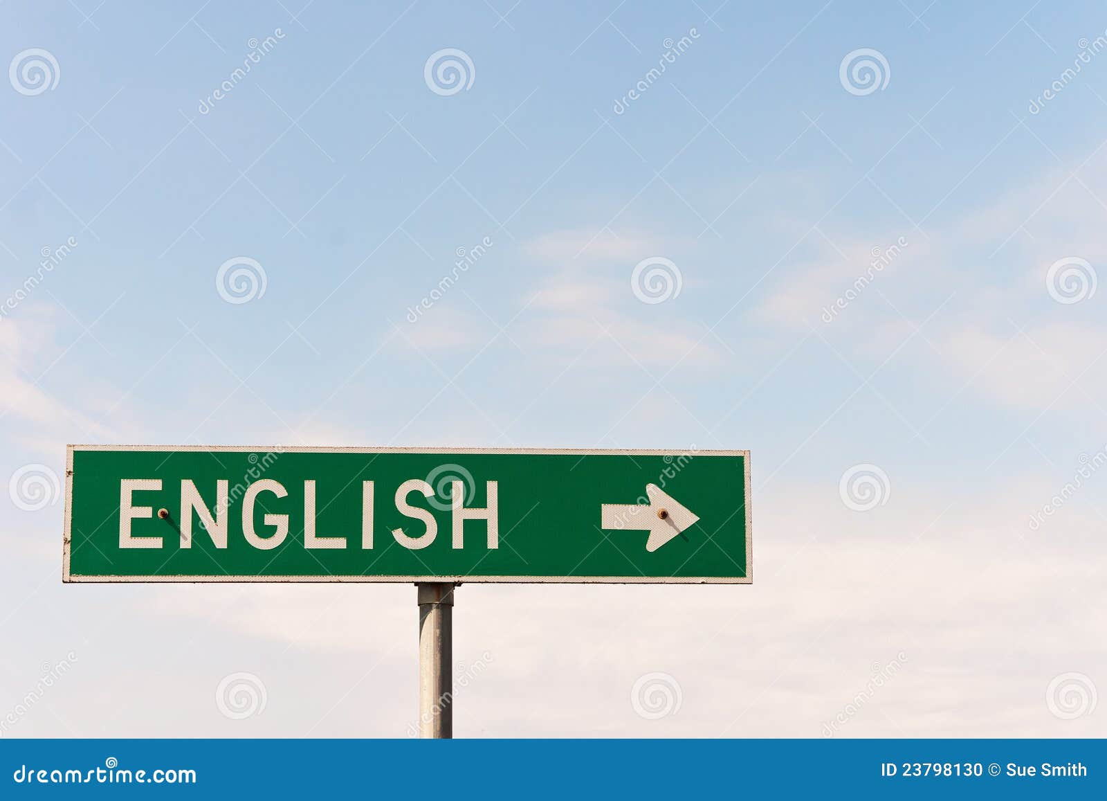English Sign stock photo. Image of notice, communication - 23798130