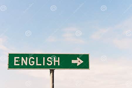 English Sign stock photo. Image of notice, communication - 23798130