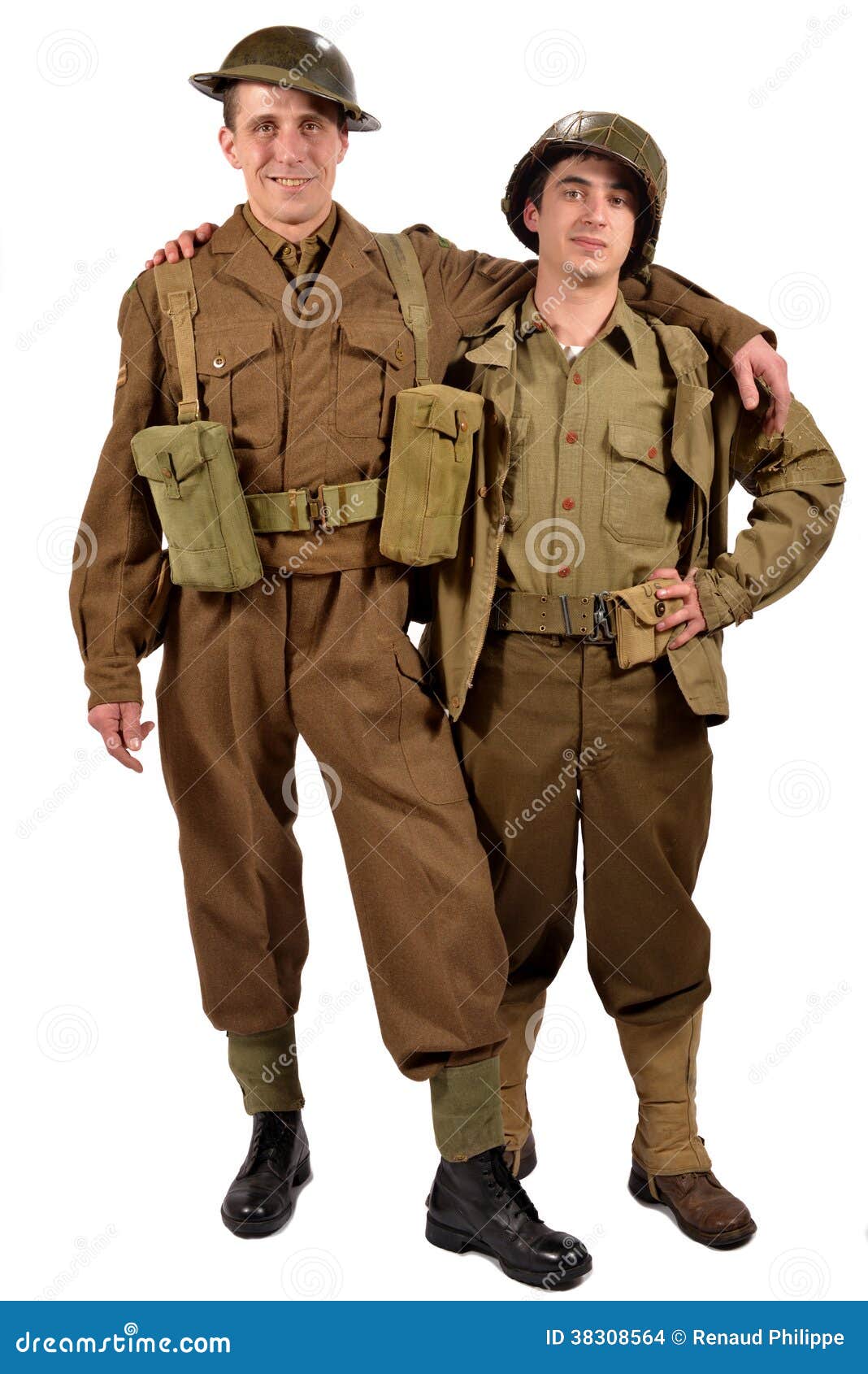 British And American Soldiers Friends
