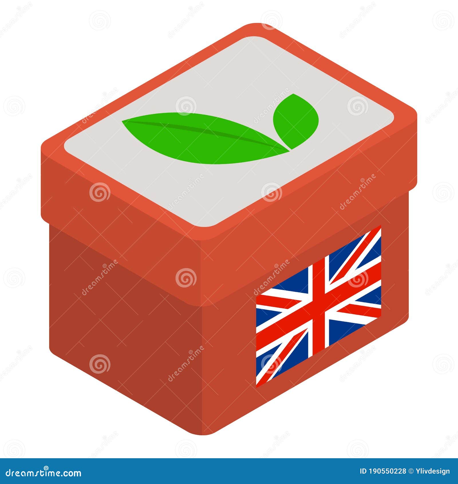 English Tea Icon, Isometric Style Stock Vector - Illustration of flag ...
