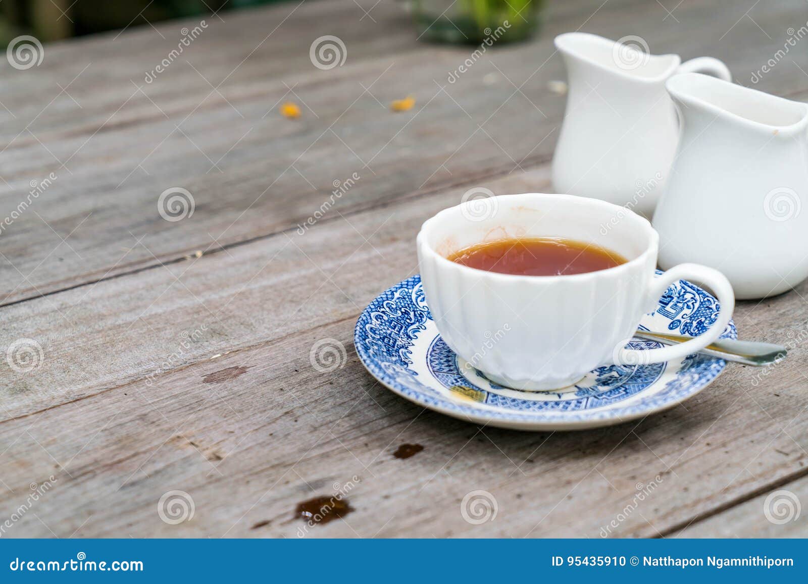 English tea on the table stock photo. Image of yellow - 95435910