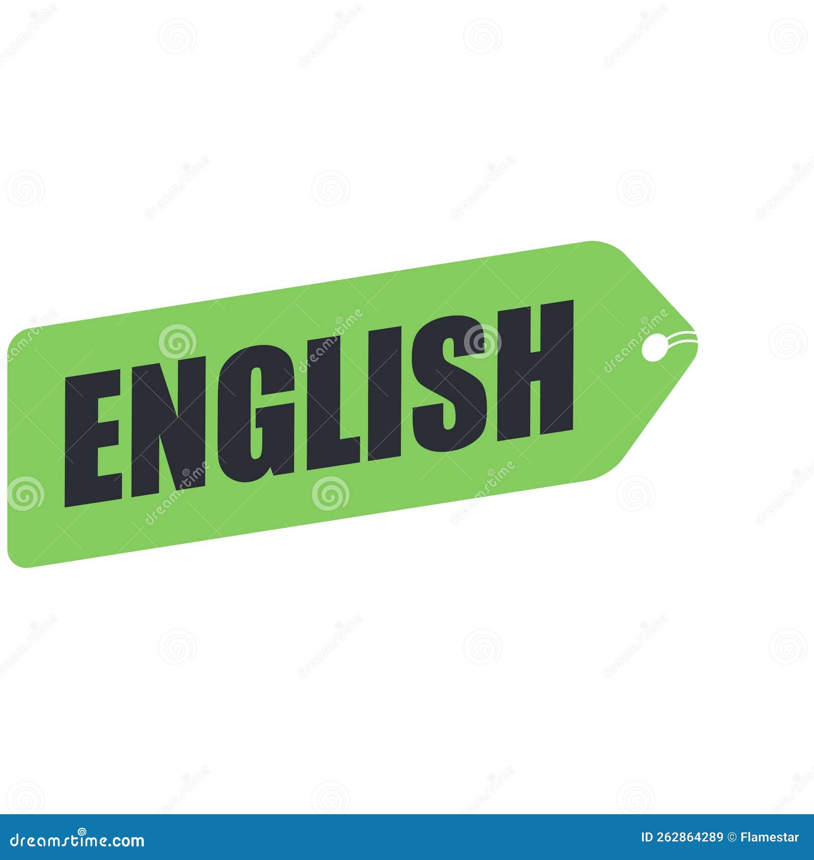 English Title. Banner with Language Chose. Stock Vector - Illustration ...
