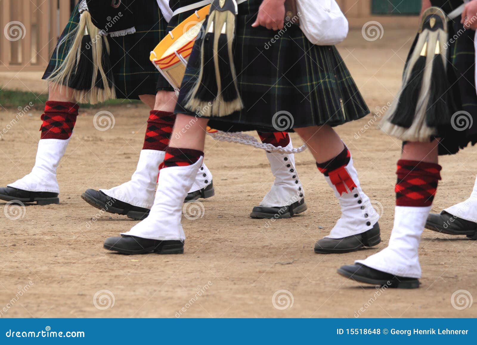 English Uniforms stock photo. Image of highland, castle - 15518648