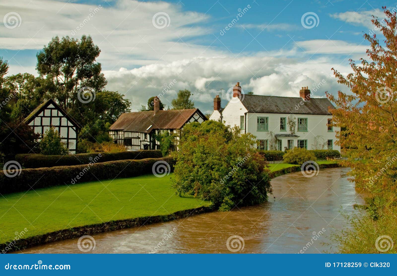 English village stock image. Image of english, tudor - 17128259