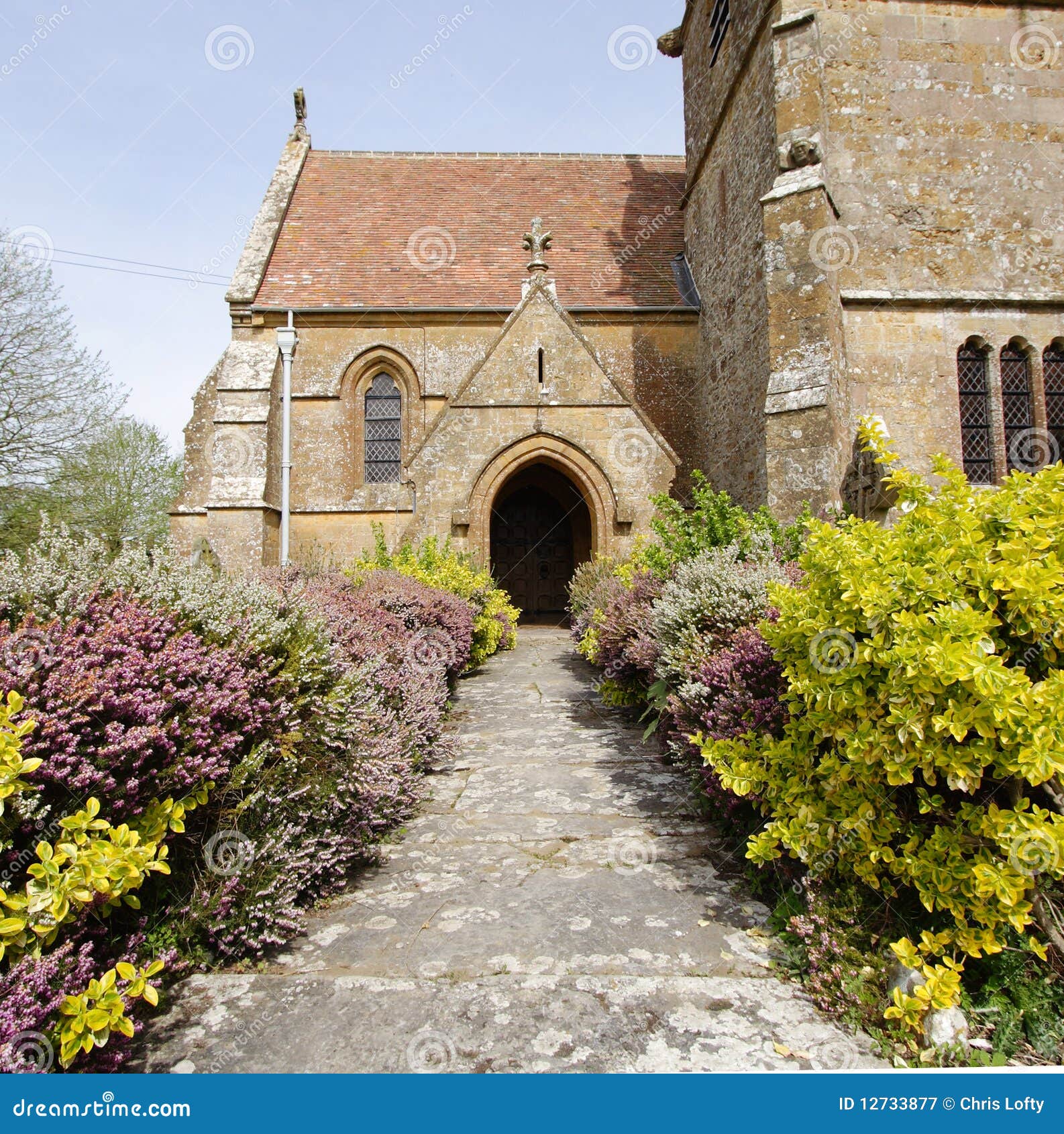 English Village Church stock image. Image of christian - 12733877