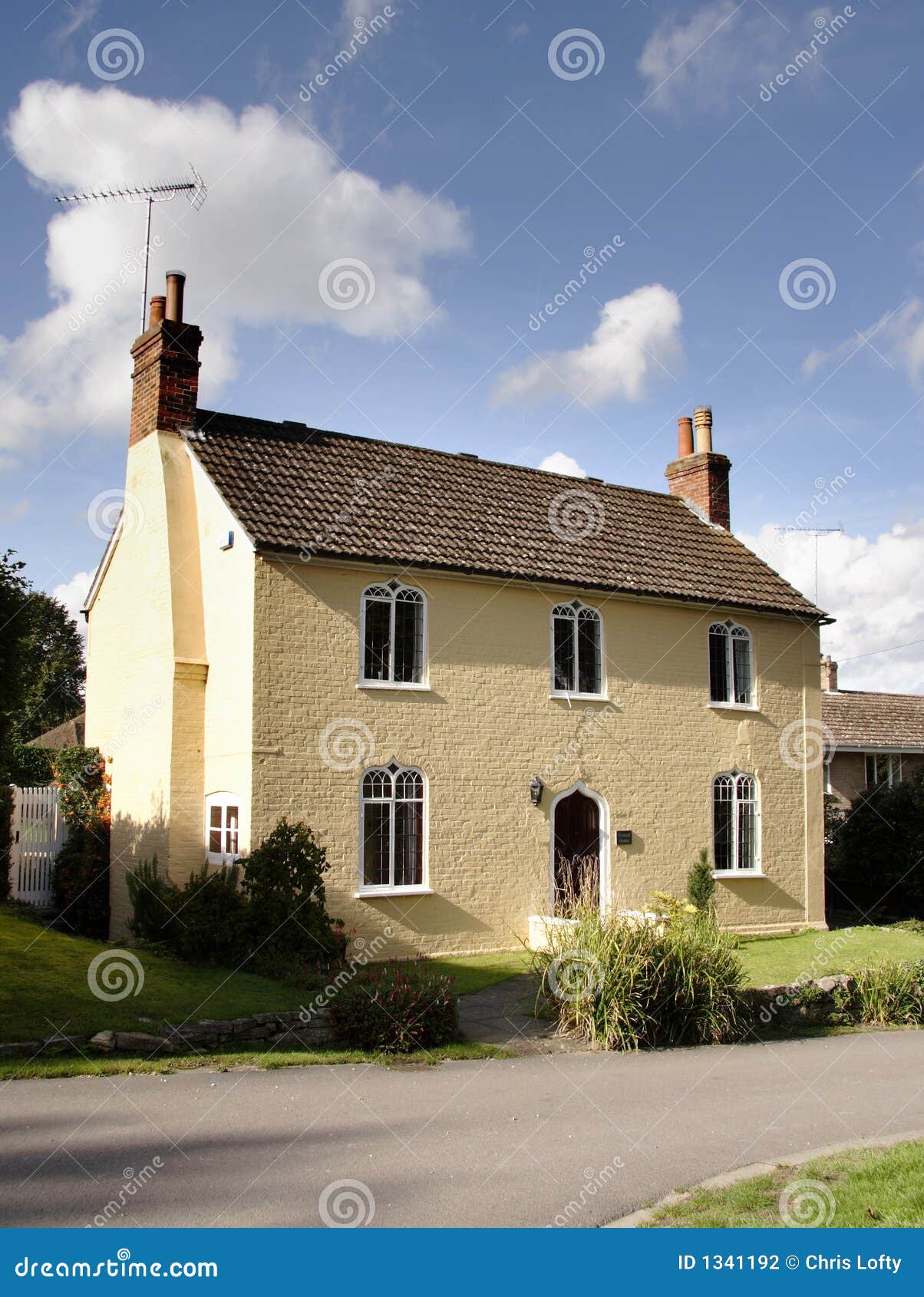 English Village Cottage stock photo. Image of heritage - 1341192