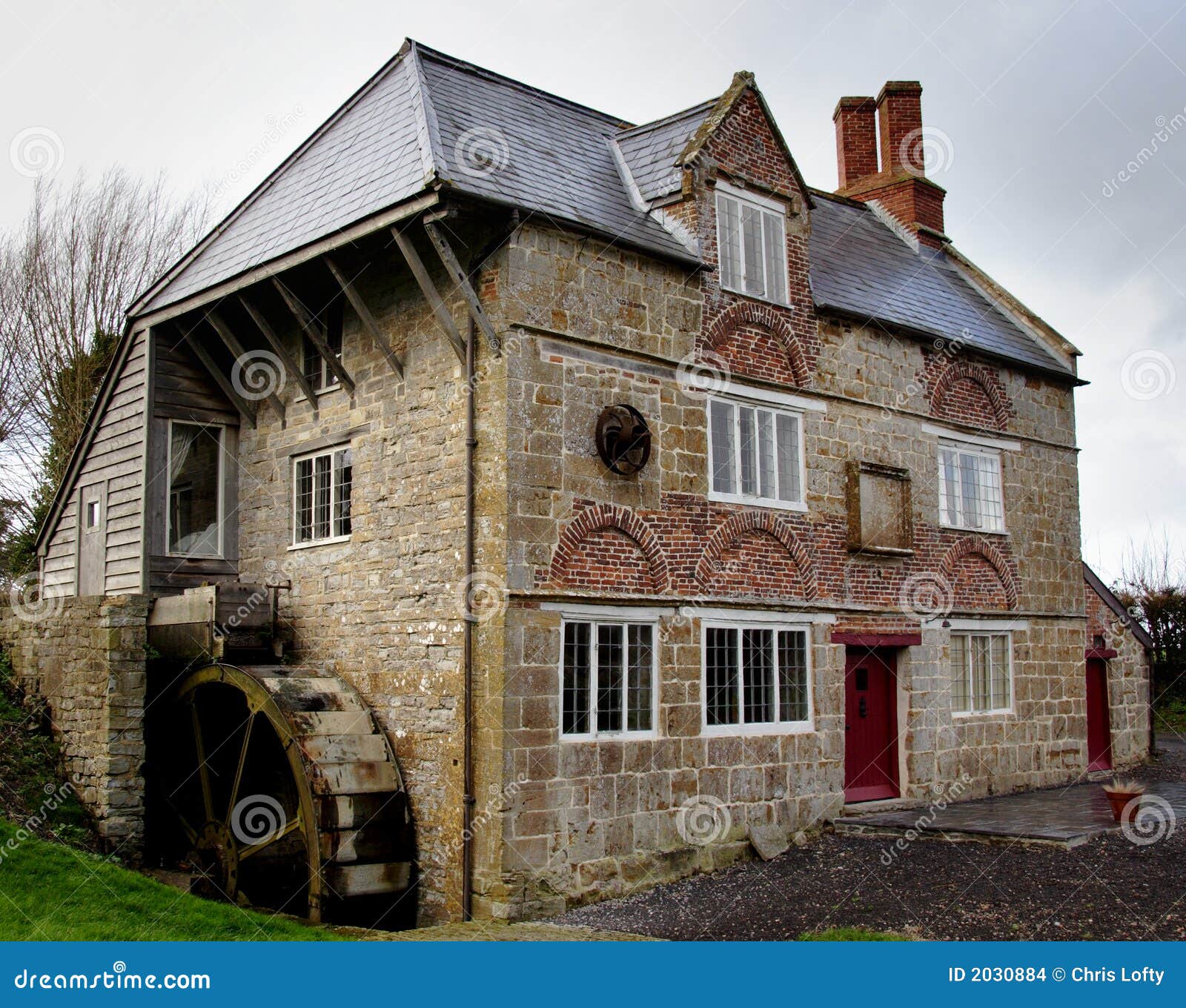 English Water Mill stock photo. Image of history, water - 2030884