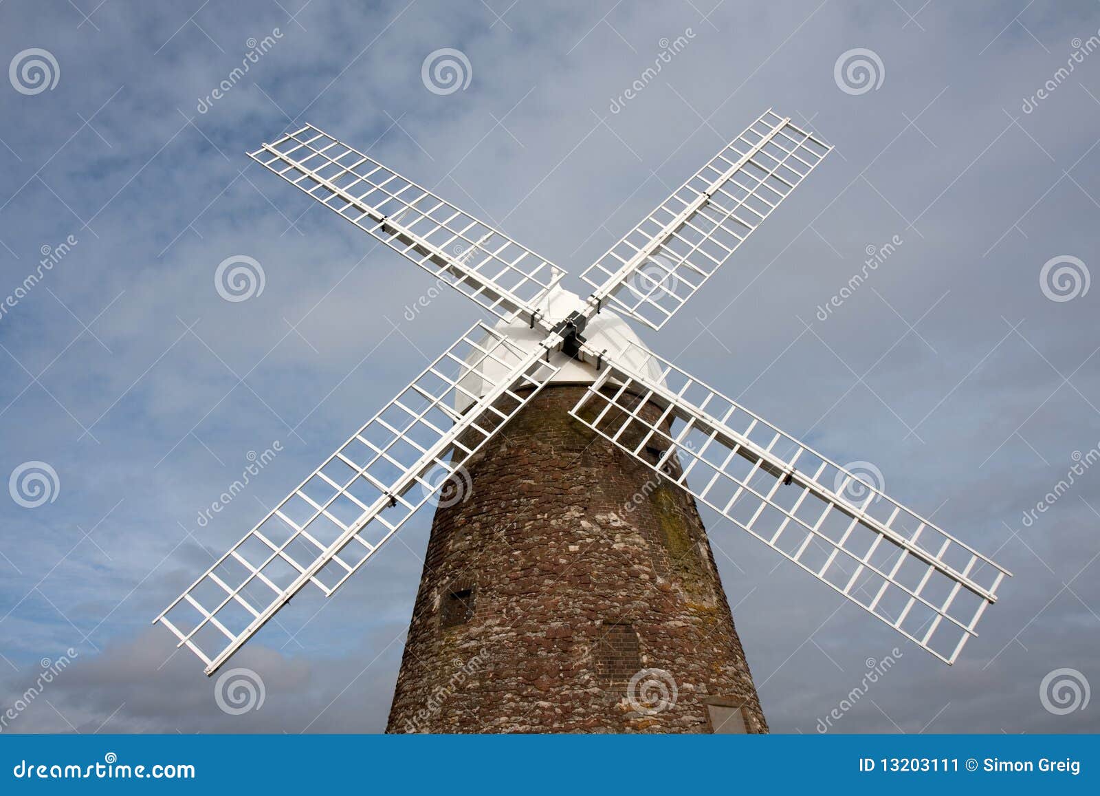 English Windmill Sails stock image. Image of europe, west - 13203111