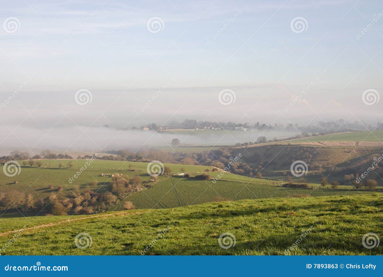 English Winter Landscape stock image. Image of europe - 7893863