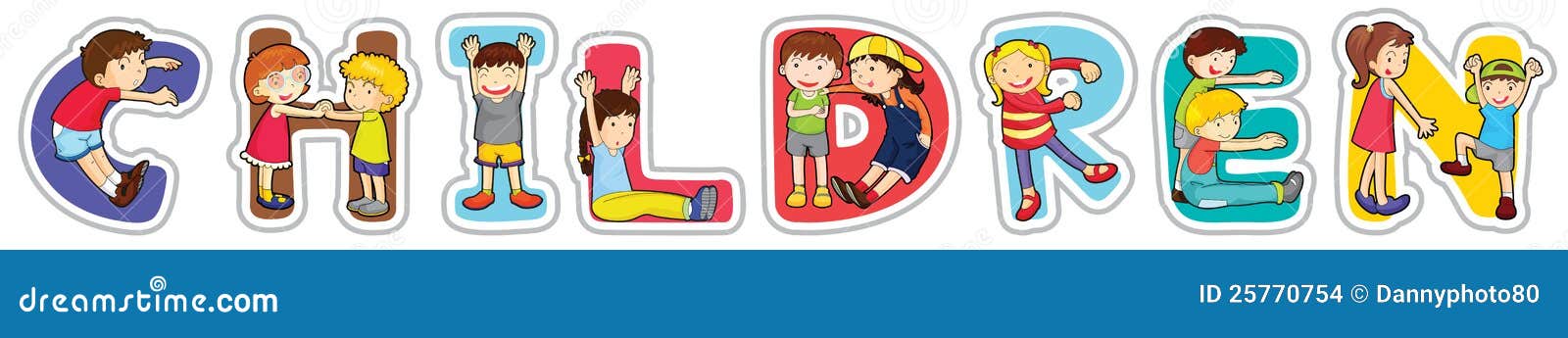 Learning Single Word Stock Image Image Of Children Summer Word And