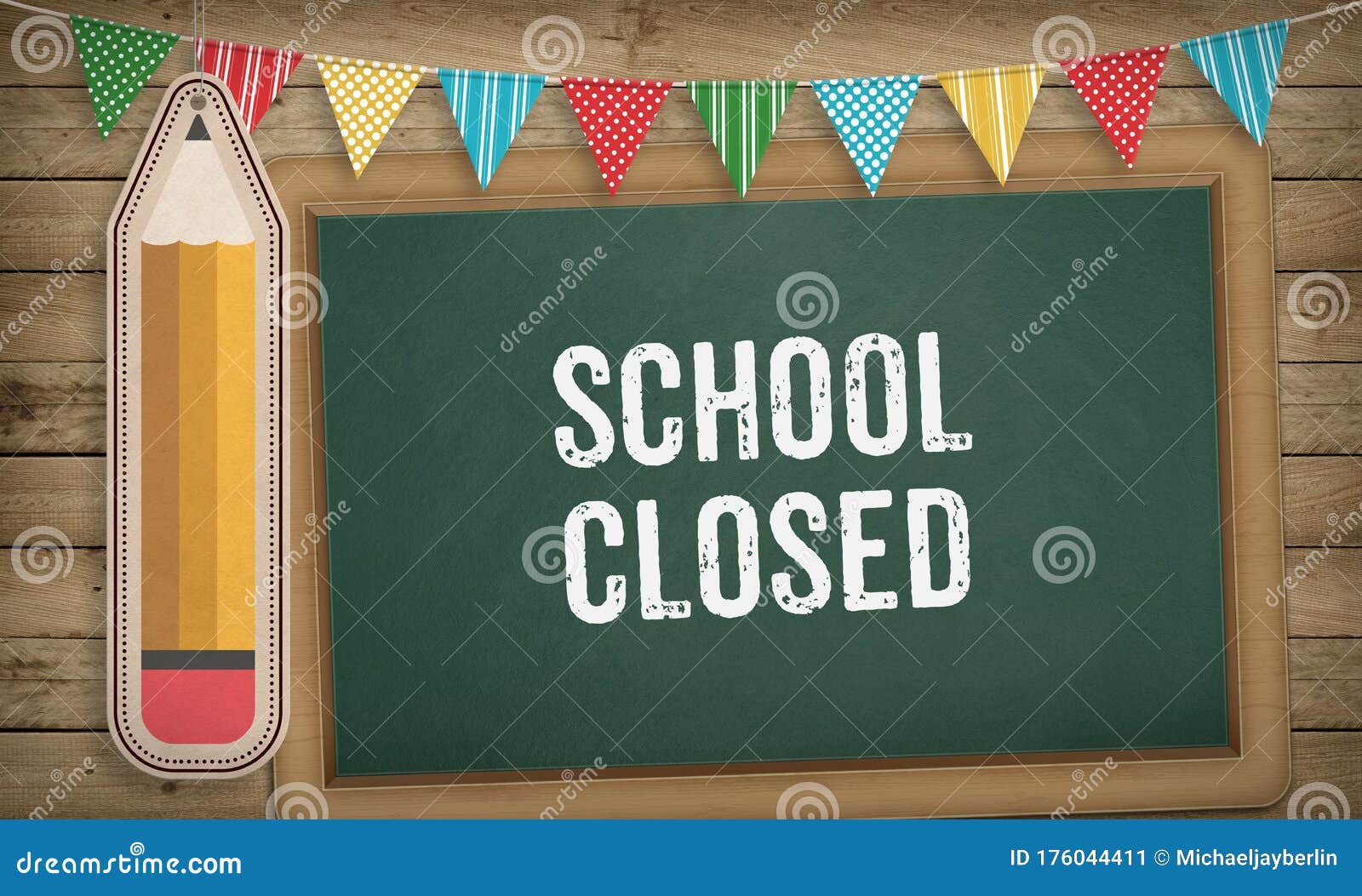 English Words School Closed Stock Image - Image of corona, spread ...