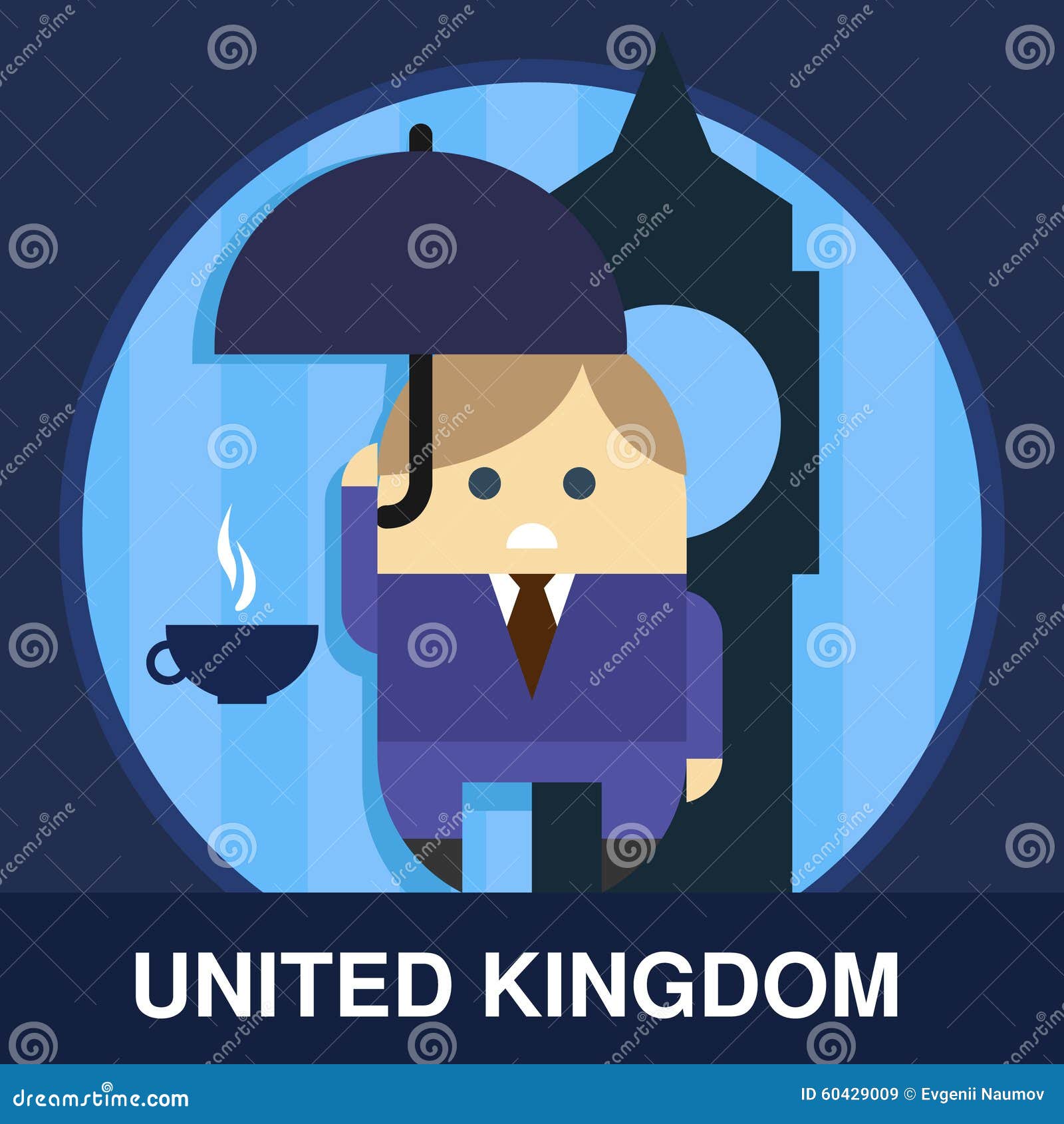 Englishman Vector Illustration Stock Vector - Illustration of dress ...
