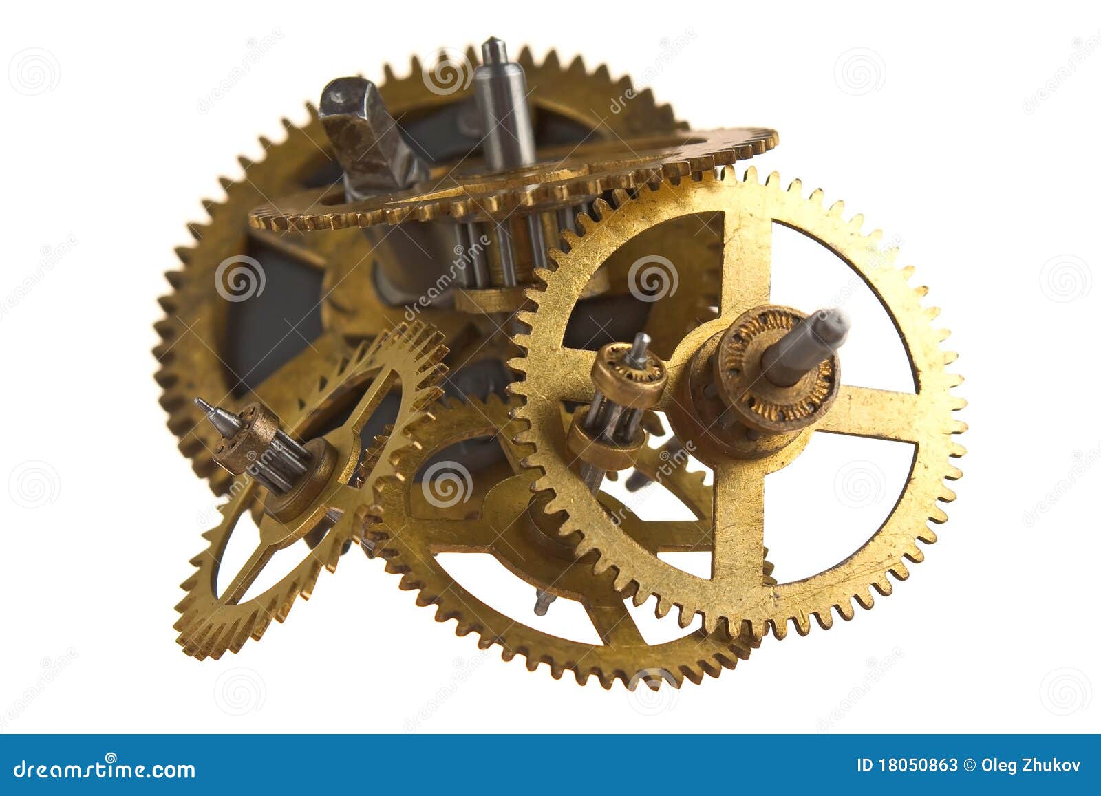 Engranaje del reloj imagen de archivo. Imagen de aislado - 18050863