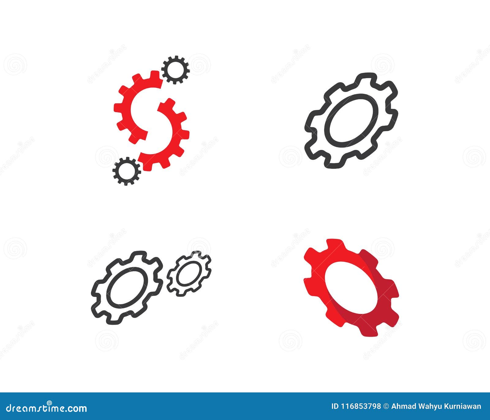 Engranaje Logo Template ilustración del vector. Ilustración de ...