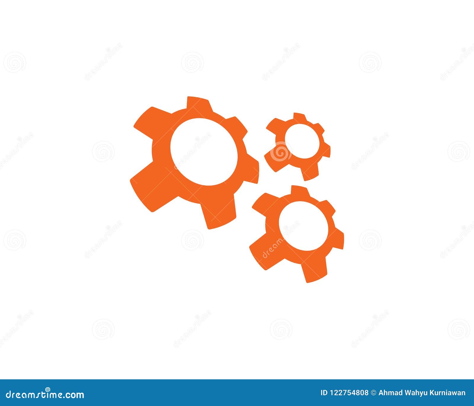 Engranaje Logo Template ilustración del vector. Ilustración de acero ...