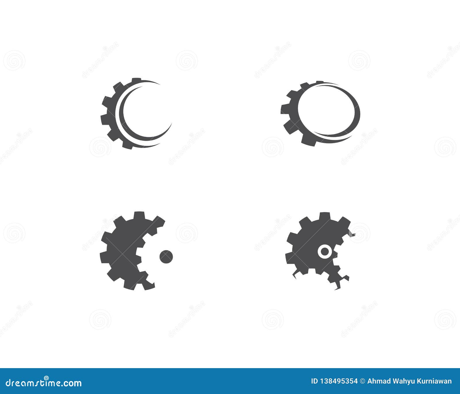 Engranaje Logo Template ilustración del vector. Ilustración de icono ...