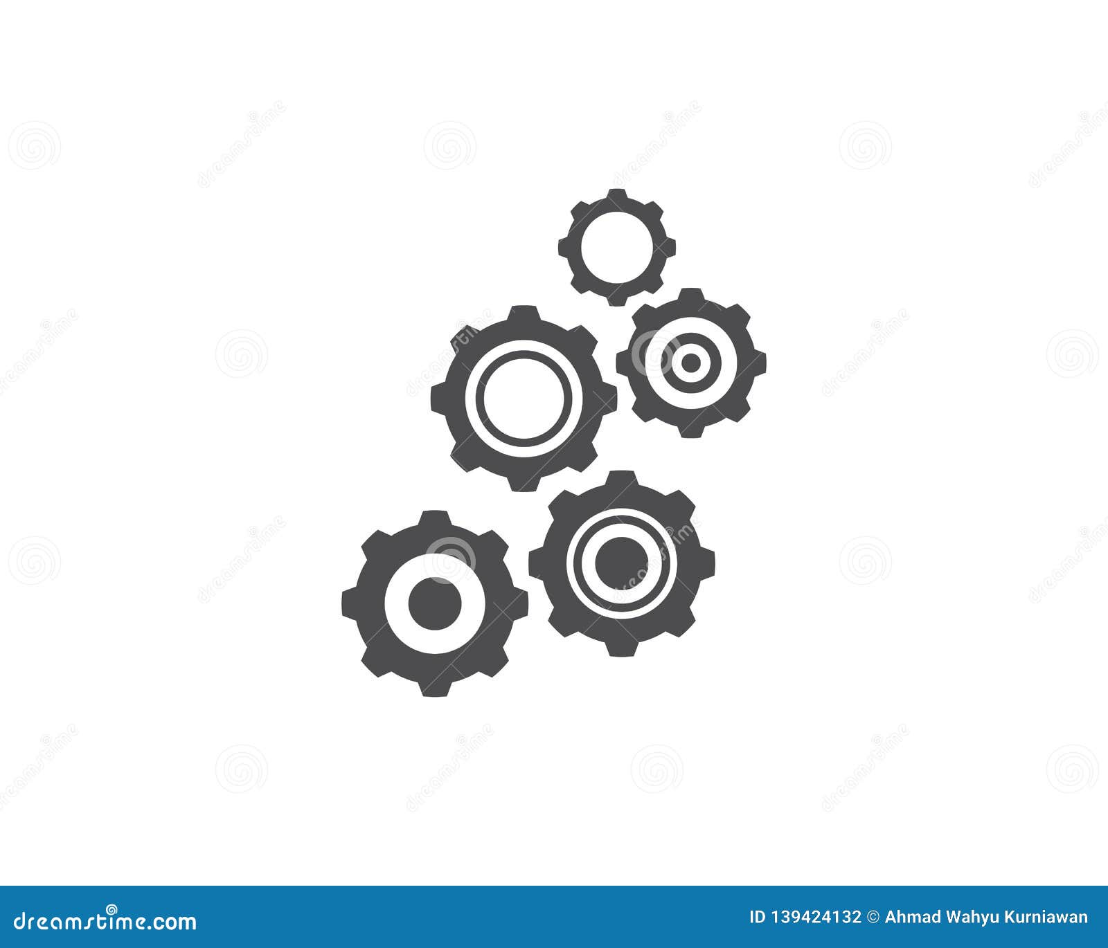 Engranaje Logo Template ilustración del vector. Ilustración de elemento ...