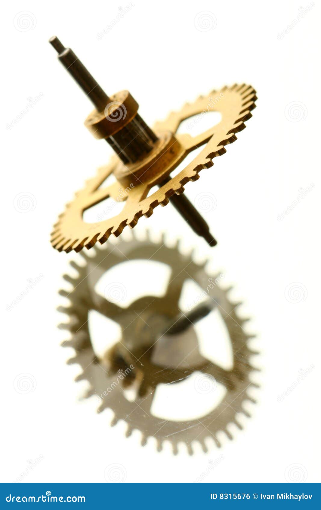 Engranaje Mecánico Del Reloj Foto de archivo - Imagen de instrumento ...