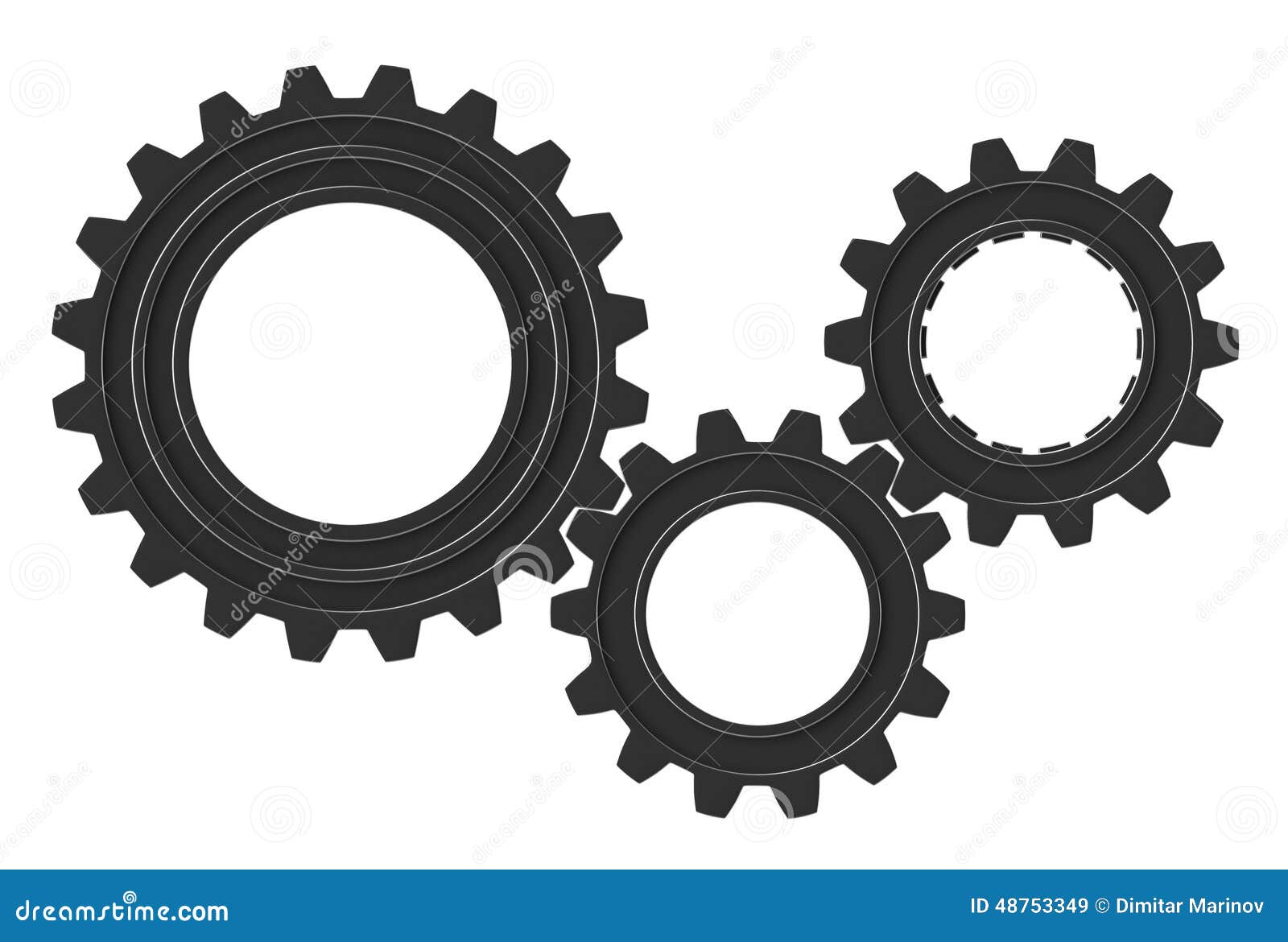 Engranajes stock de ilustración. Ilustración de industria - 48753349