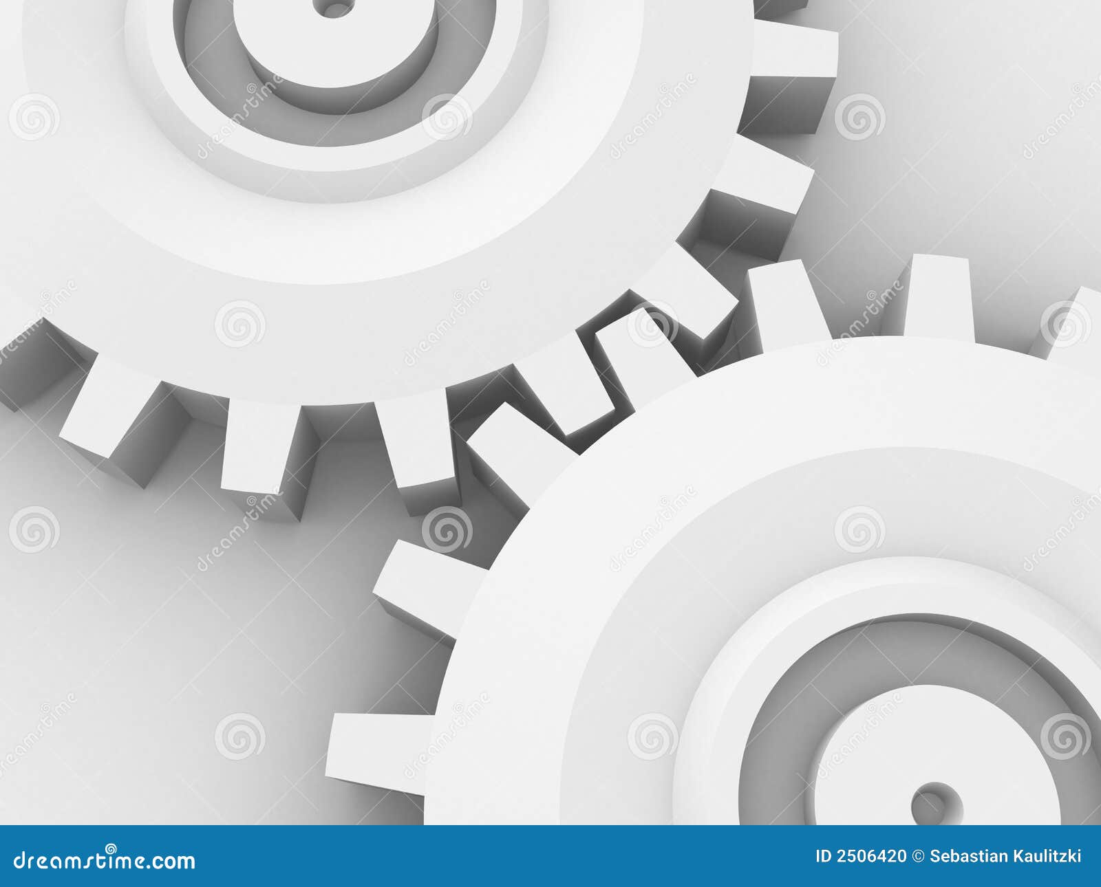 Engranajes blancos stock de ilustración. Ilustración de desarrollo ...