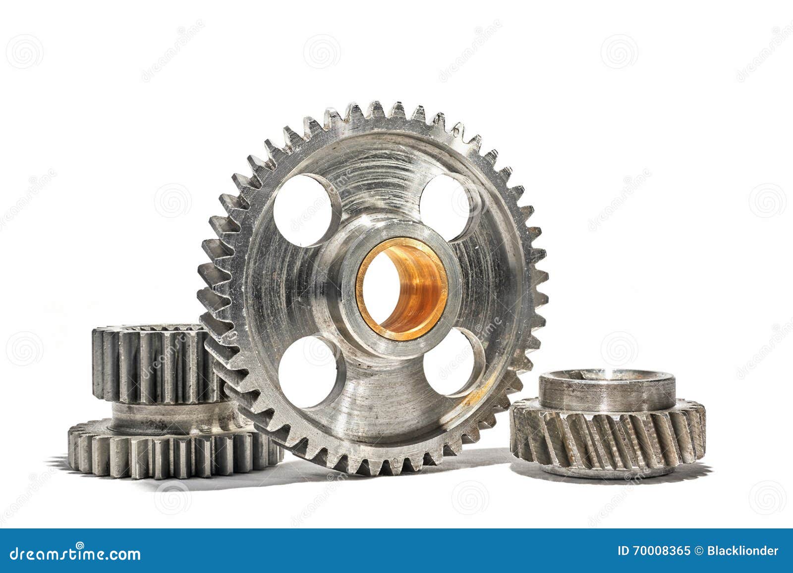 Engranajes En Un Fondo Blanco Imagen de archivo - Imagen de mecanismo ...