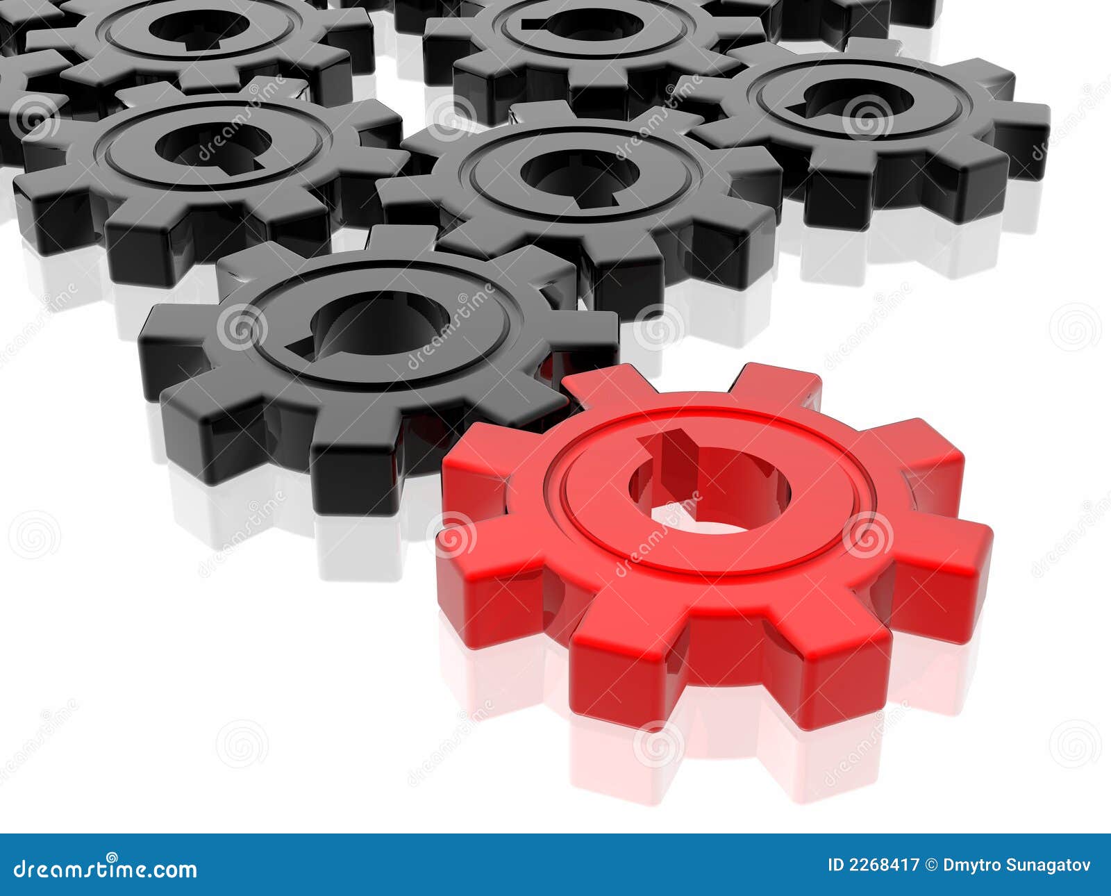 Engrane El Trabajo Del Asunto Stock de ilustración - Ilustración de ...