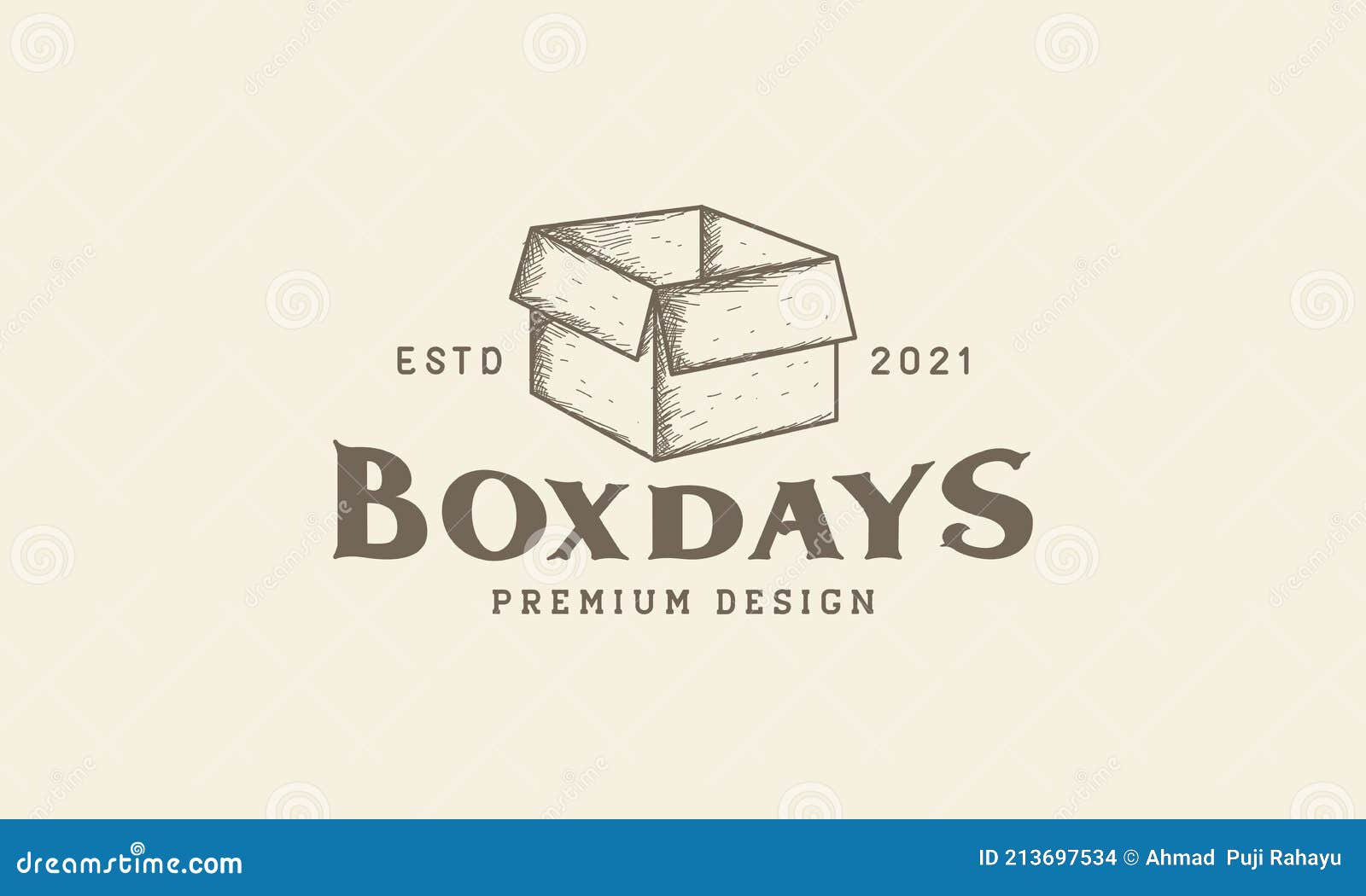 Engrave Cardboard Box Logo Vector Symbol Icon Design Illustration Stock ...