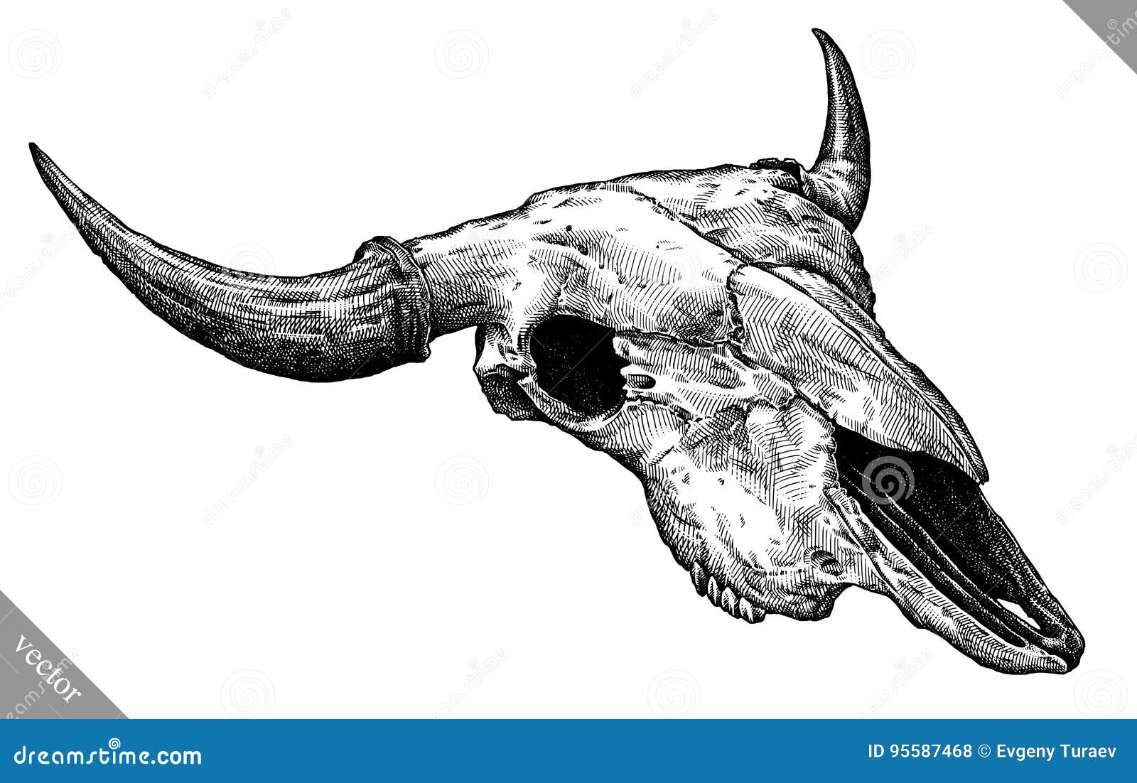 Skull Hand Hold Uzi Gun Vector Illustration | CartoonDealer.com #140496776