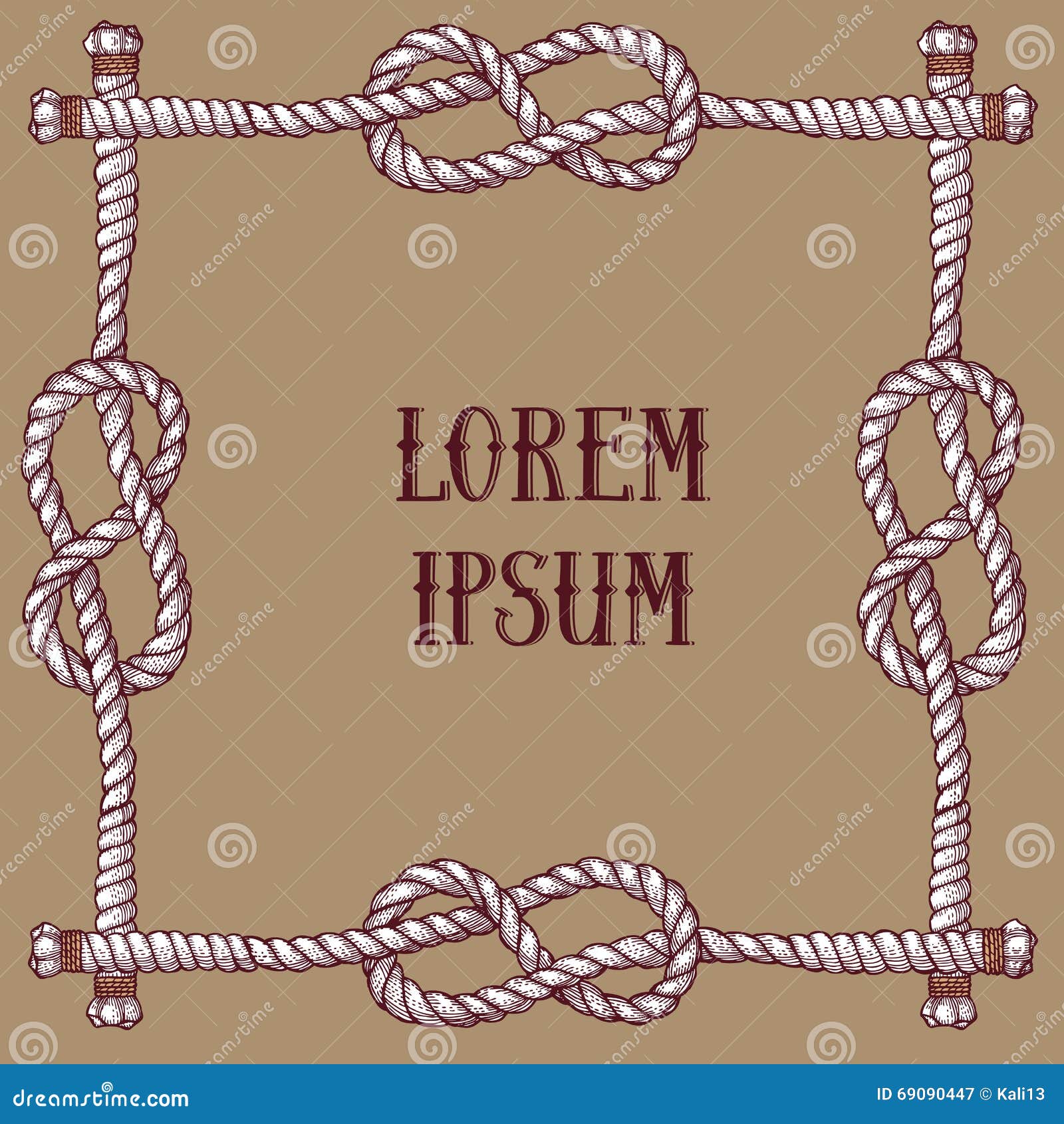 Engraved eternity knot stock vector. Illustration of infinite - 69090447