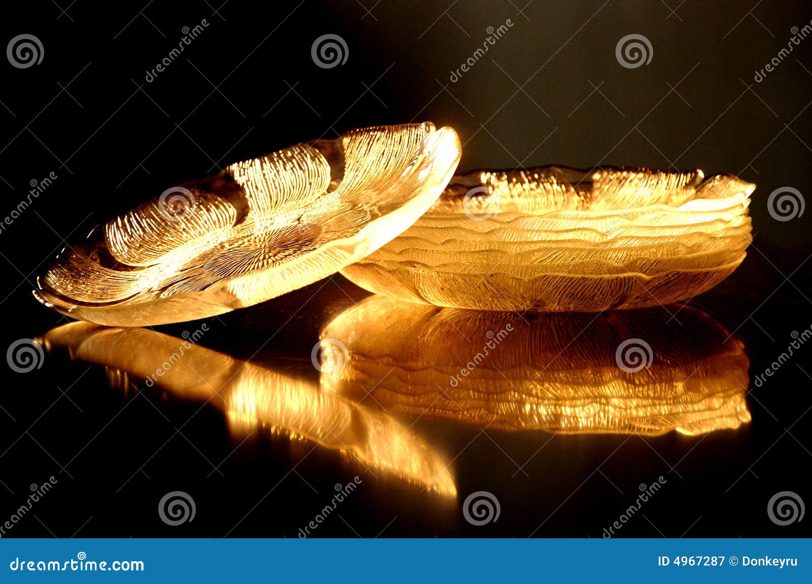 The engraved glass plates stock image. Image of home, reflection - 4967287